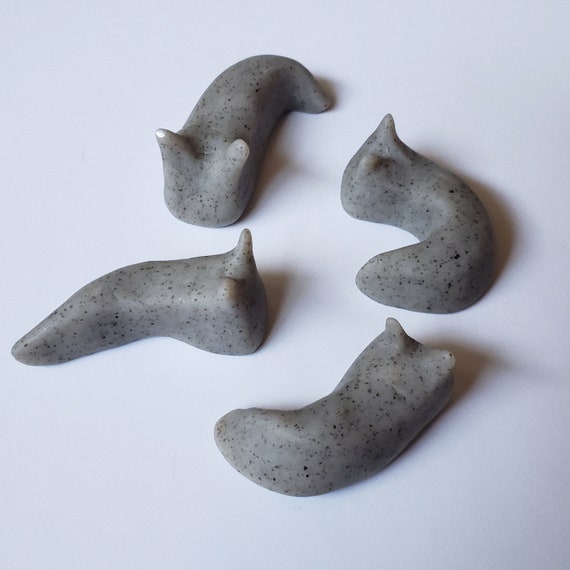 Clay Slug Friends // Handmade Polymer Clay - Etsy