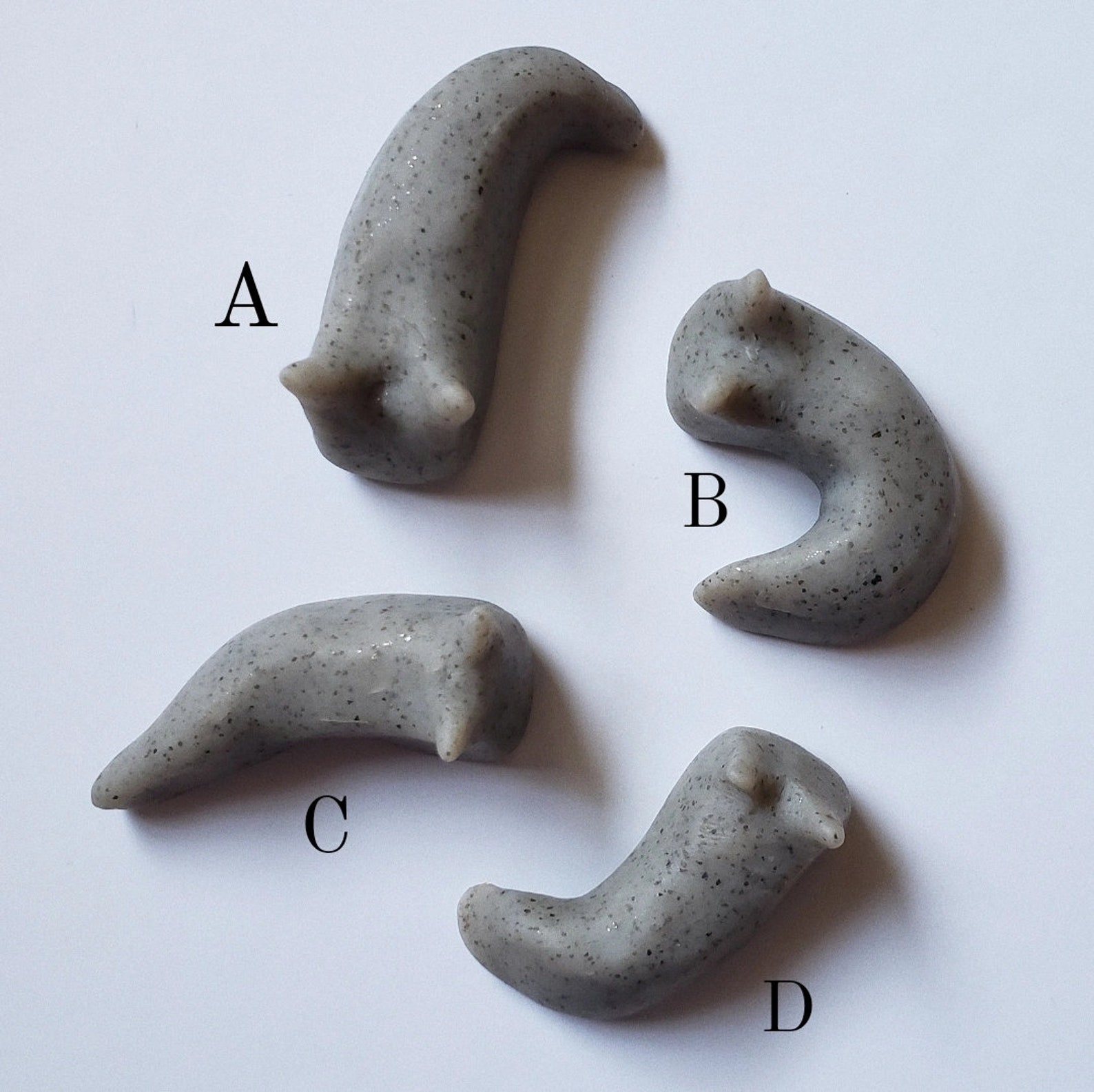 Clay Slug Friends // Handmade Polymer Clay - Etsy