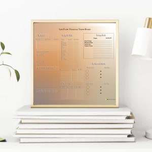 Finance Vision Board | Printable | Budgeting Template - Etsy