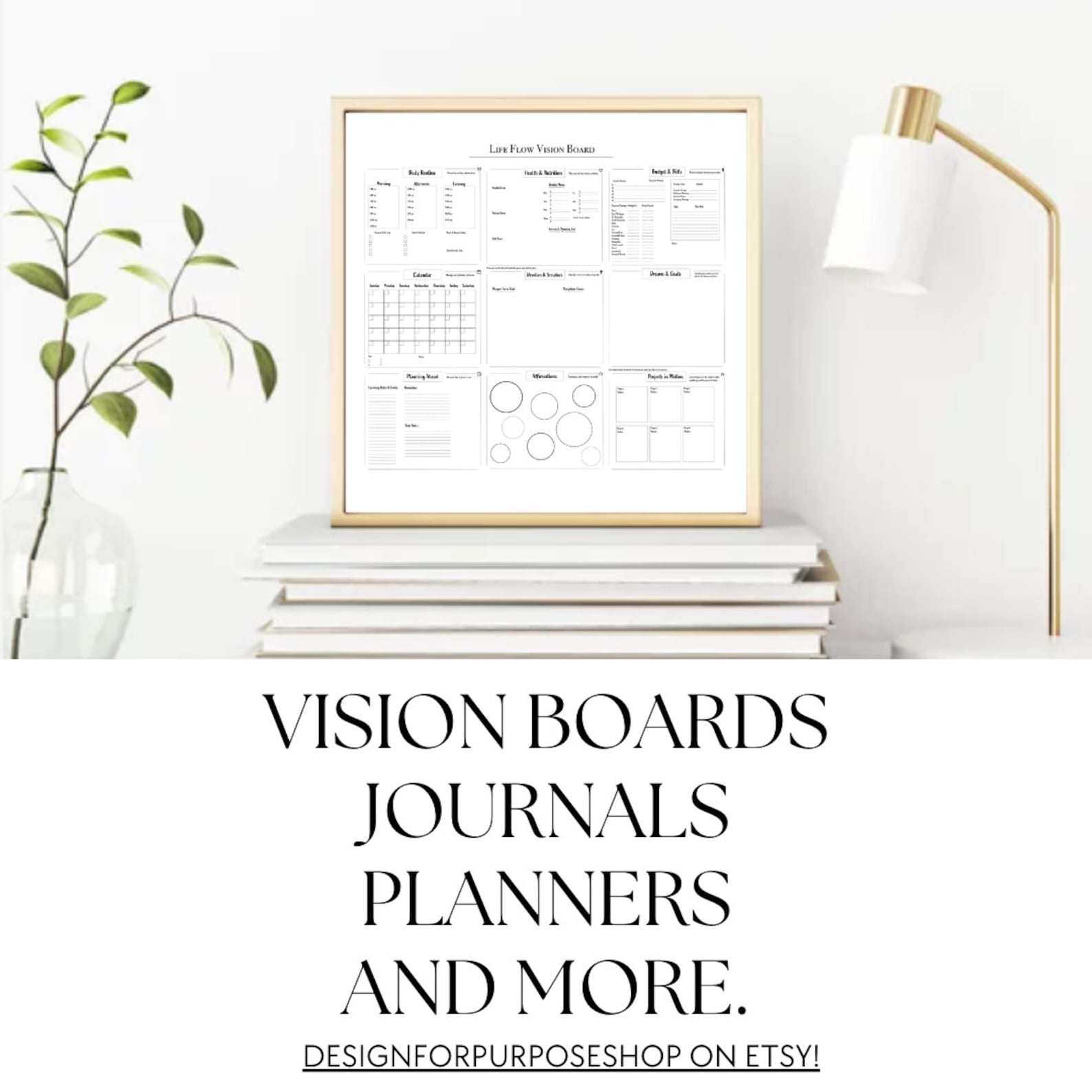 Finance Vision Board | Printable | Budgeting Template - Etsy