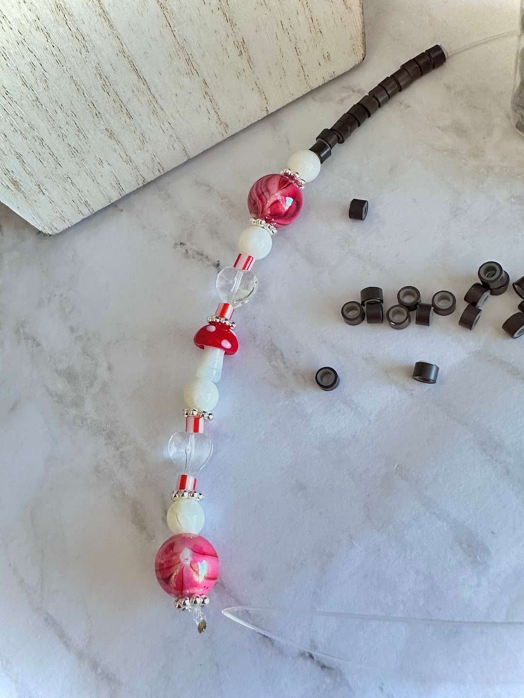 Handmade Hair Extensions Loop Tool | Bead Threader | Hairstylist Tools ...