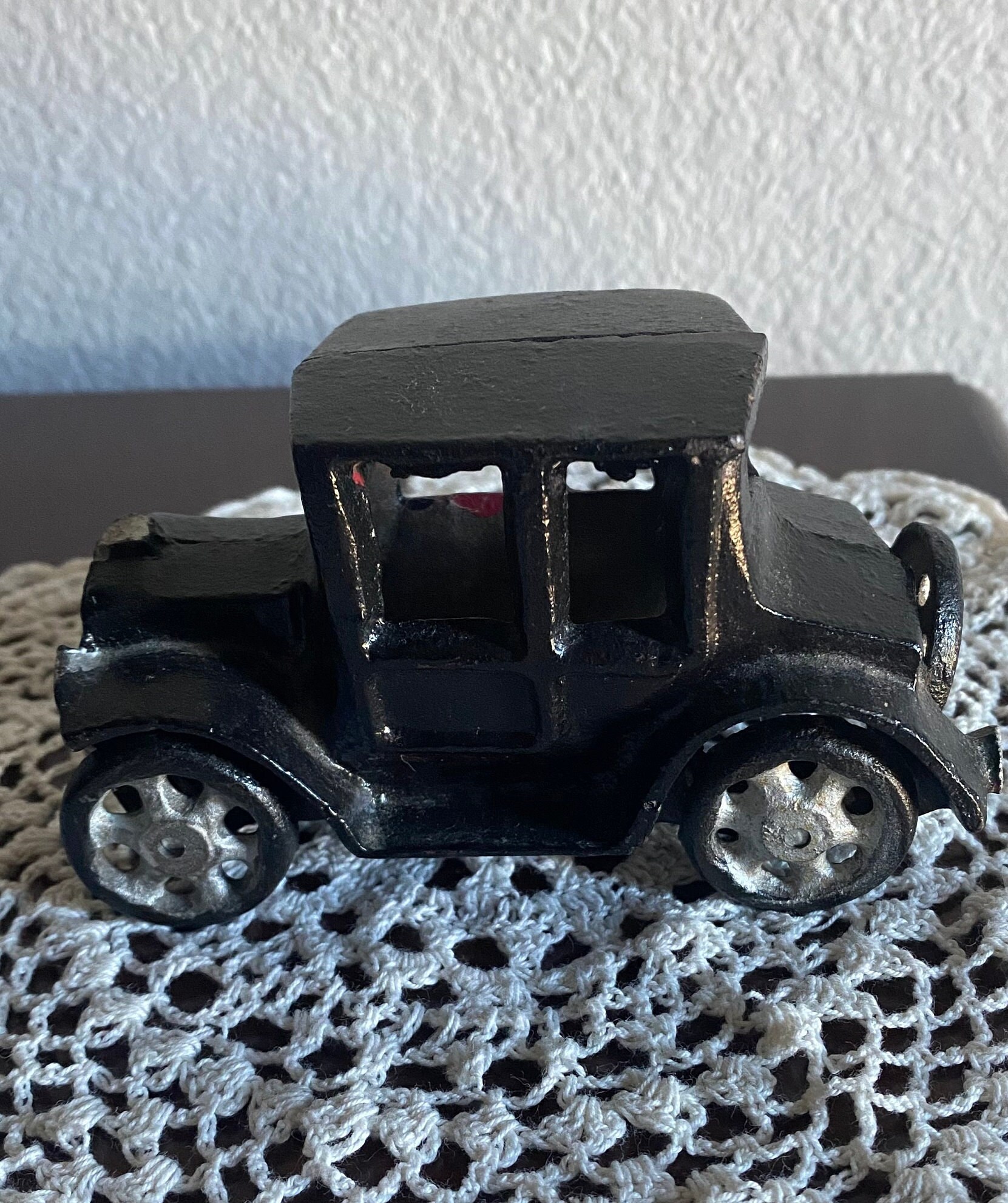 Vintage Cast Iron Model T Ford Toy Car - Etsy