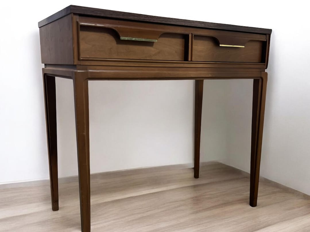 Modern Walnut Dressing Table by Basic-witz "basicanna" Line C. 1950s ...
