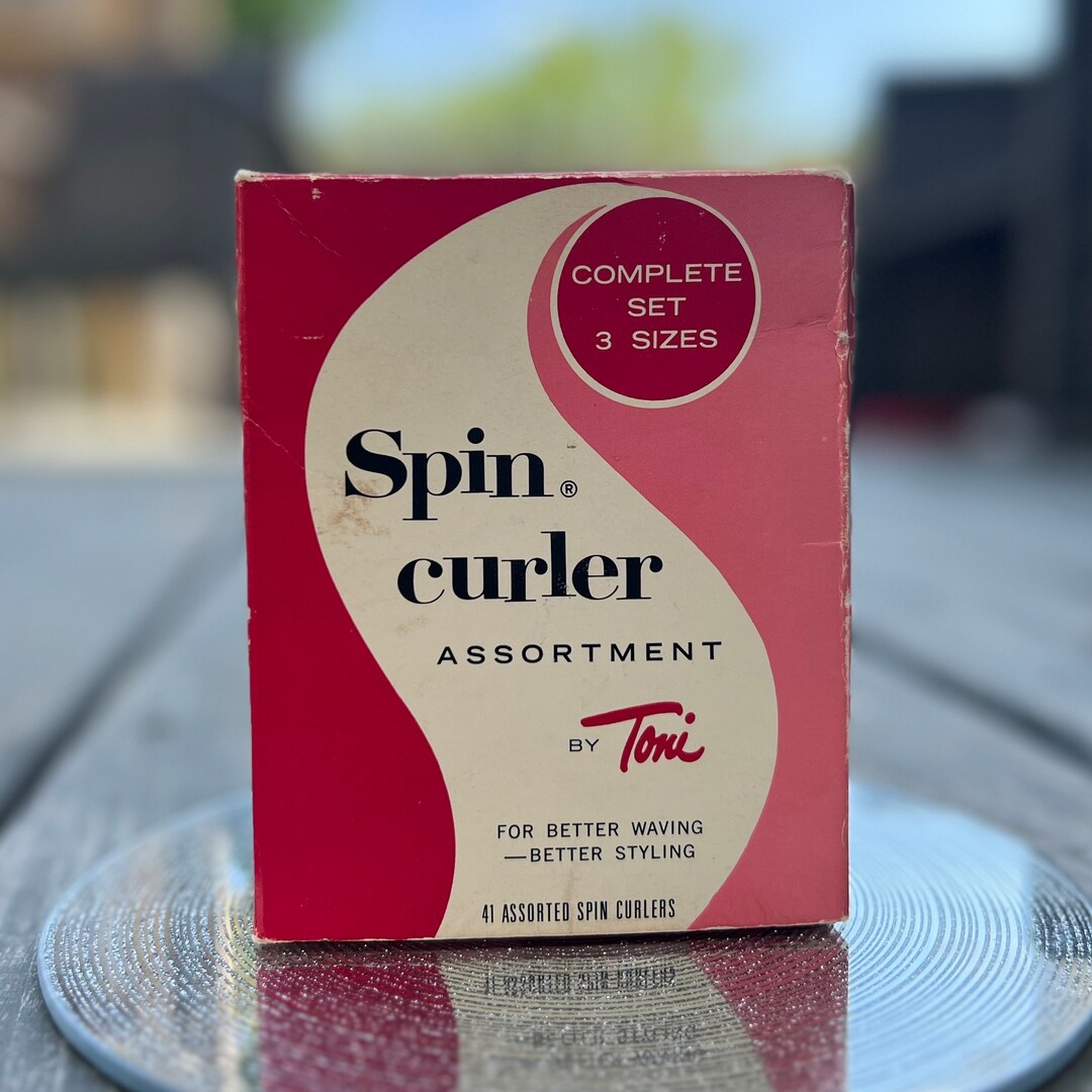 1960's Spin Curlers by Toni With Original Box Instruction Card ...