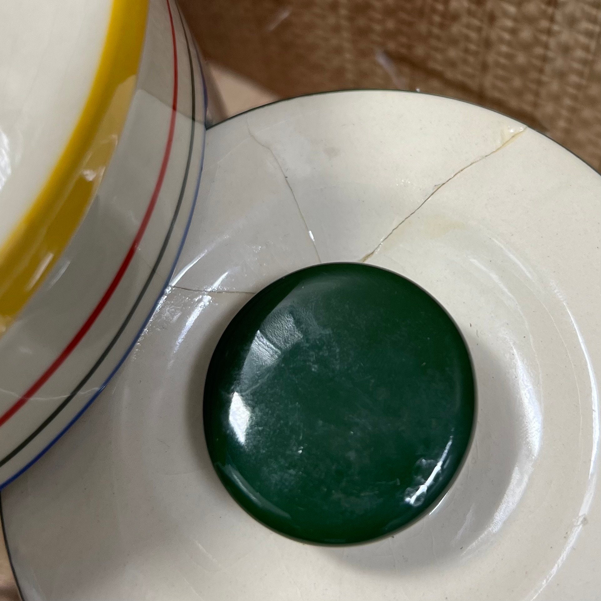 70's Piet Mondrian Style Nesting Canister Set Bold Bright Primary ...