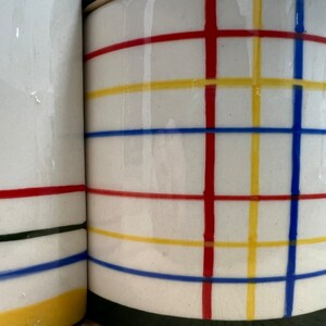 70's Piet Mondrian Style Nesting Canister Set Bold Bright Primary ...