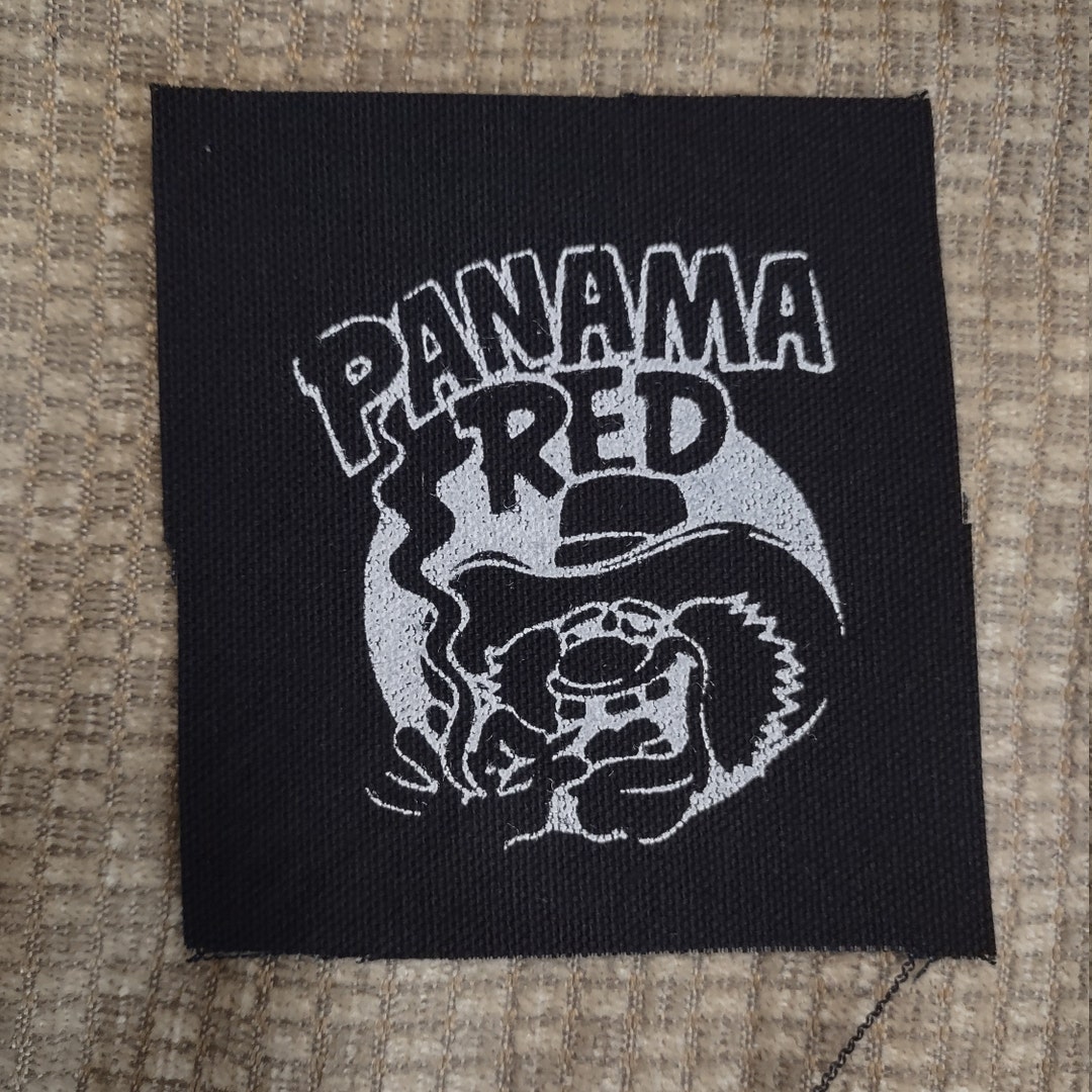 Panama Red Patch - Screen Printed 70s Patch - Etsy