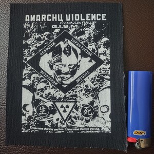 GISM Japanese Band Patch Hardcore Punk Punk Rock Screen Printed Patch G ...