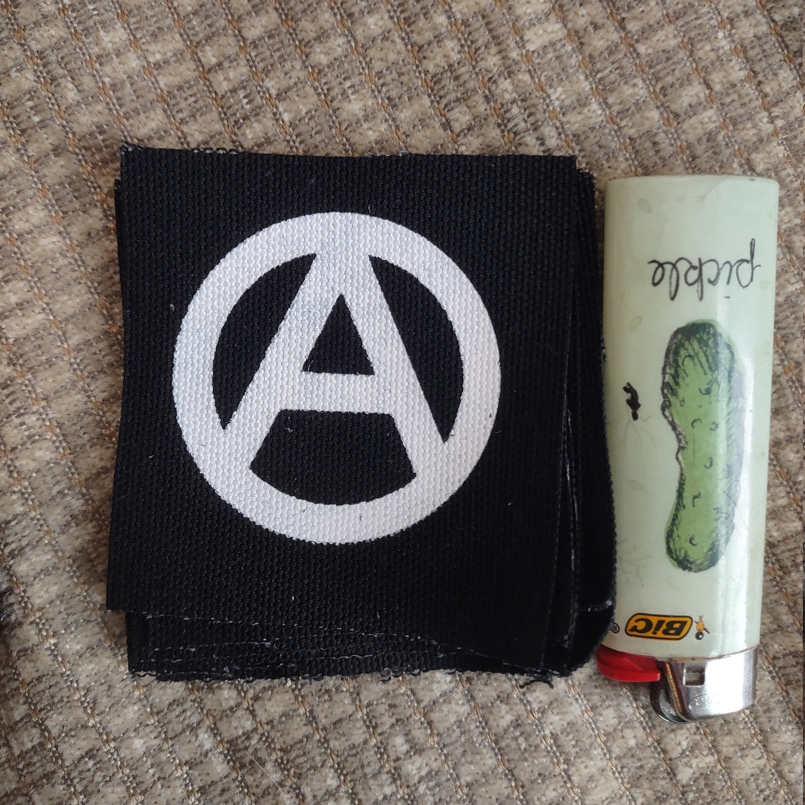 Anarchy and Equality - as a Pair - Screen Printed Punk Patches - Etsy