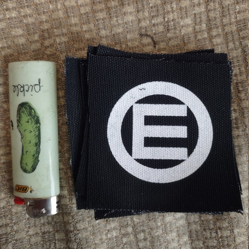 Anarchy and Equality - as a Pair - Screen Printed Punk Patches - Etsy