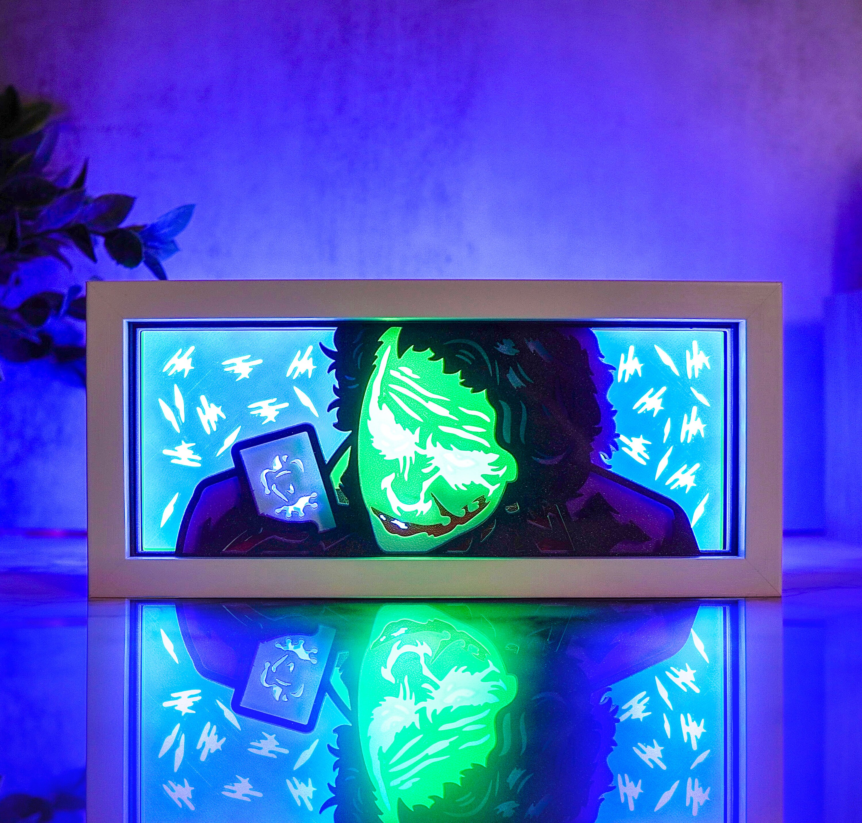 The Joker Inspired LED Night Light Color Changing USB Plug Remote - Etsy