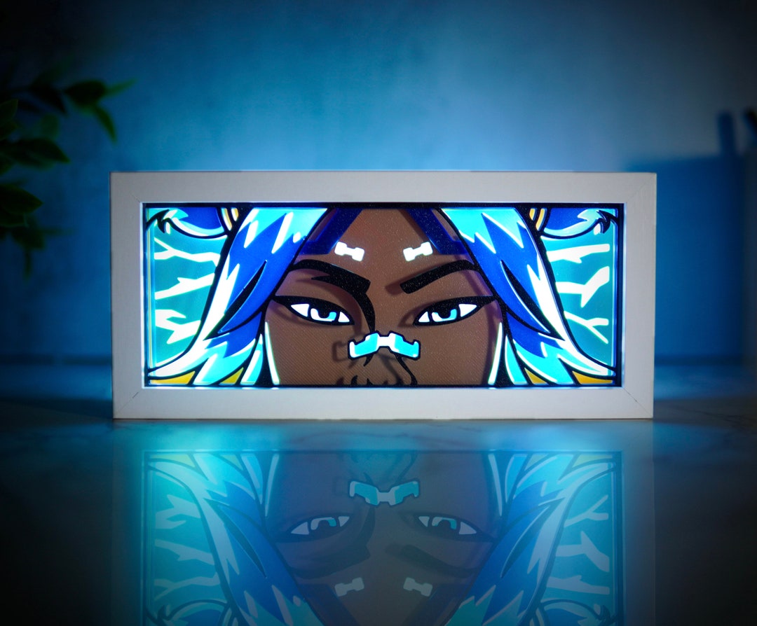 Valorant Neon - LED Night Light | Color Changing | USB Plug + Remote ...