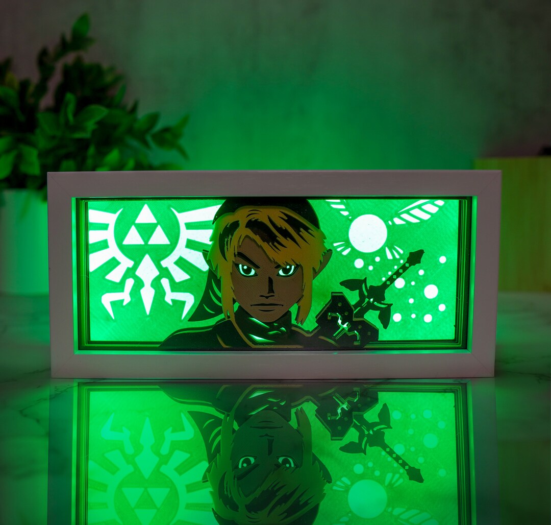 The Legend of Zelda | Link - LED Night Light | Color Changing | USB ...