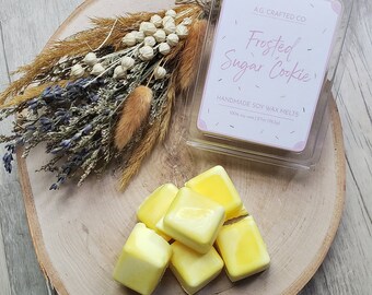 Frosted Sugar Cookie Wax Melts Large Frosted Sugar Cookie Wax Melts Soy ...