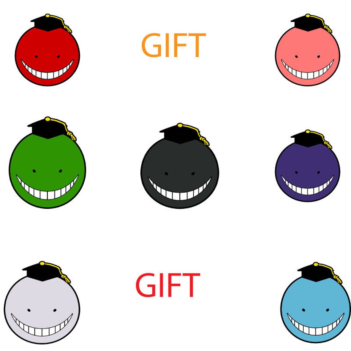 Sensei Classroom Koro SVG-EPS-PDF and With a Lot of Extras!! +7colored ...