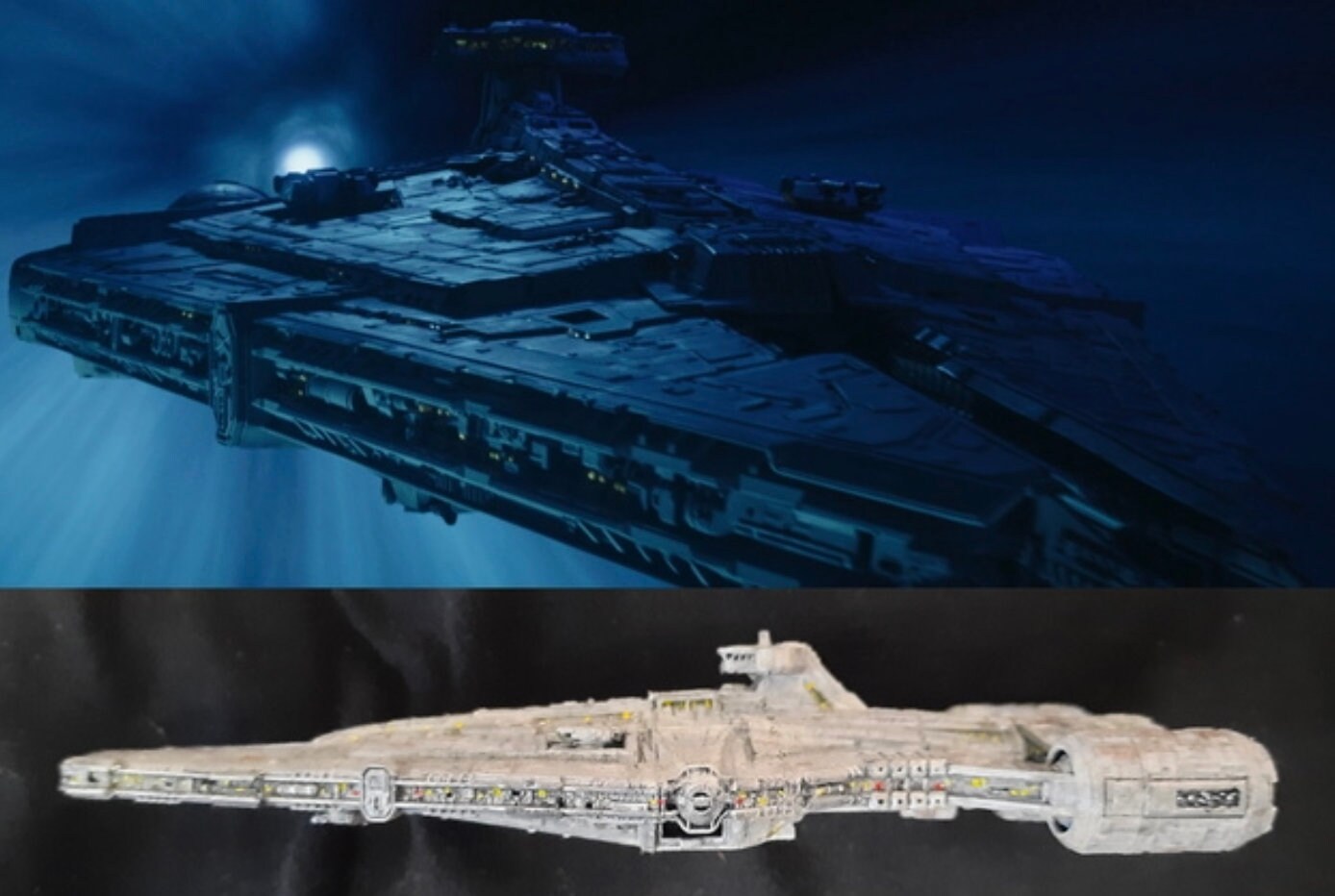 Arquitens Light Cruiser Mandalorian Edition 1:2000 Scale Star - Etsy
