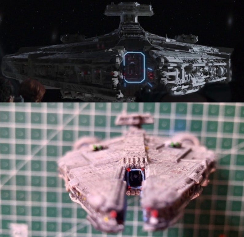 Arquitens Light Cruiser Mandalorian Edition 1:2000 Scale Star - Etsy