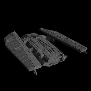 Star Wars Armada Fondor Haulcraft Andor Fanart 3D Resin Painted or Raw ...