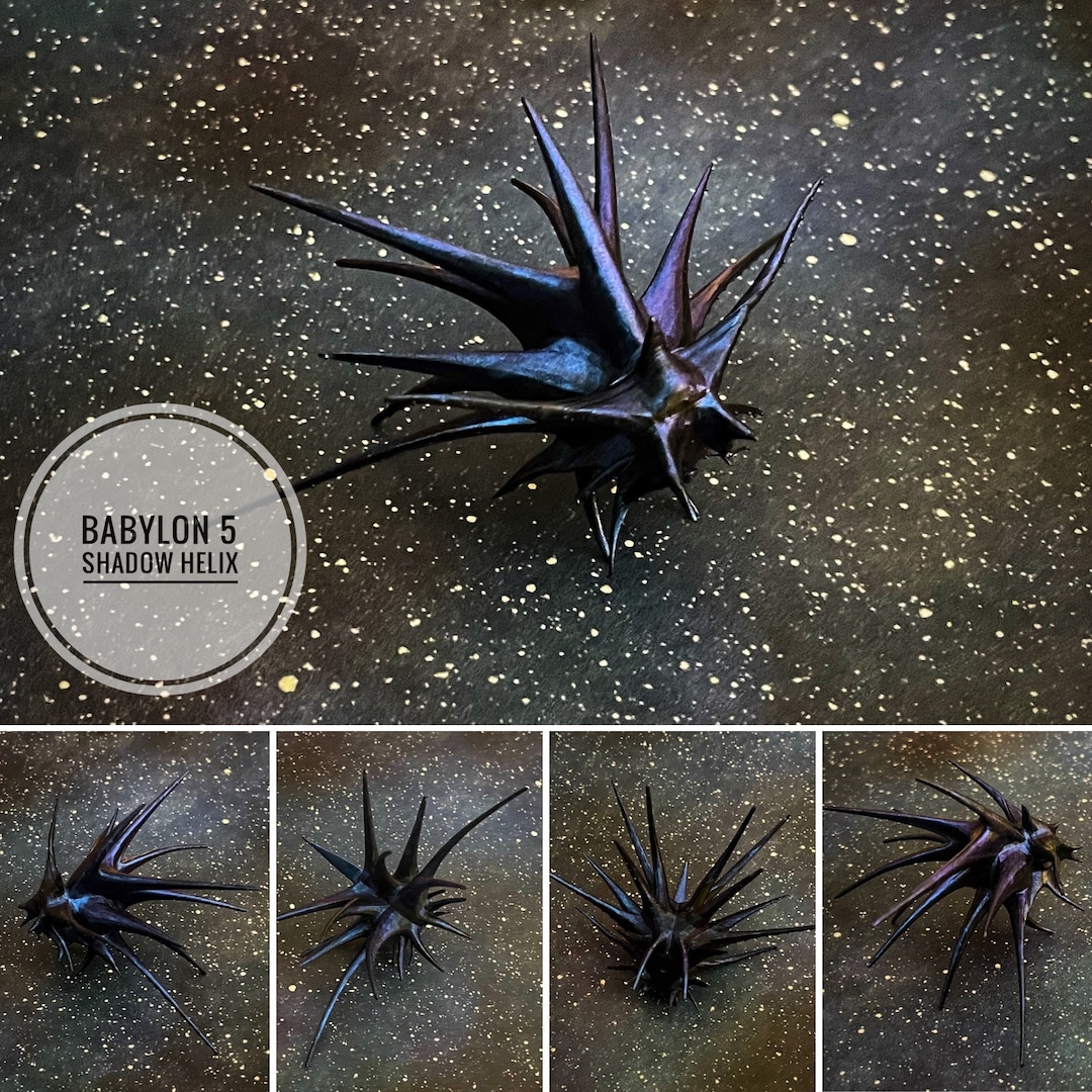 Babylon 5 Shadow HELIX 1/270 Scale Model Raw or Painted HIGH - Etsy