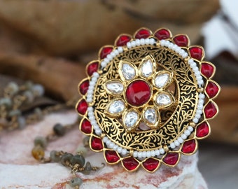 Kundan ring designs in gold store