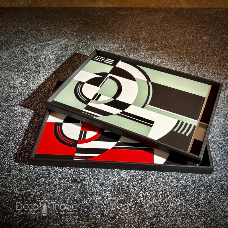 Art Deco Small Metal Tray - Etsy