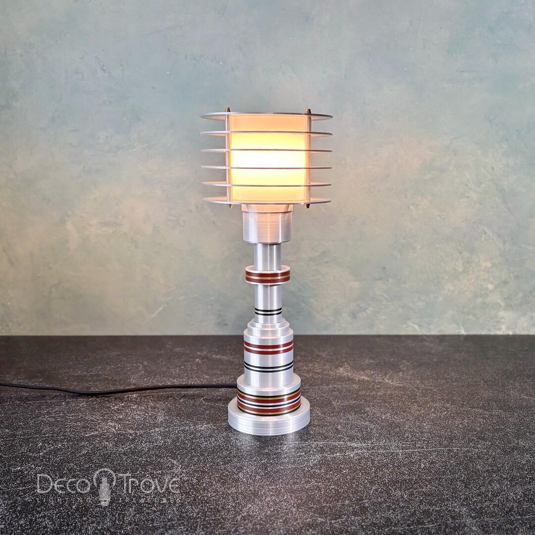 3d-printed Pattyn-inspired Streamline Deco Modern Retro Futuristic Disc ...