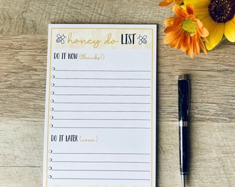 Printable Busy Bee Notepad Template - Etsy