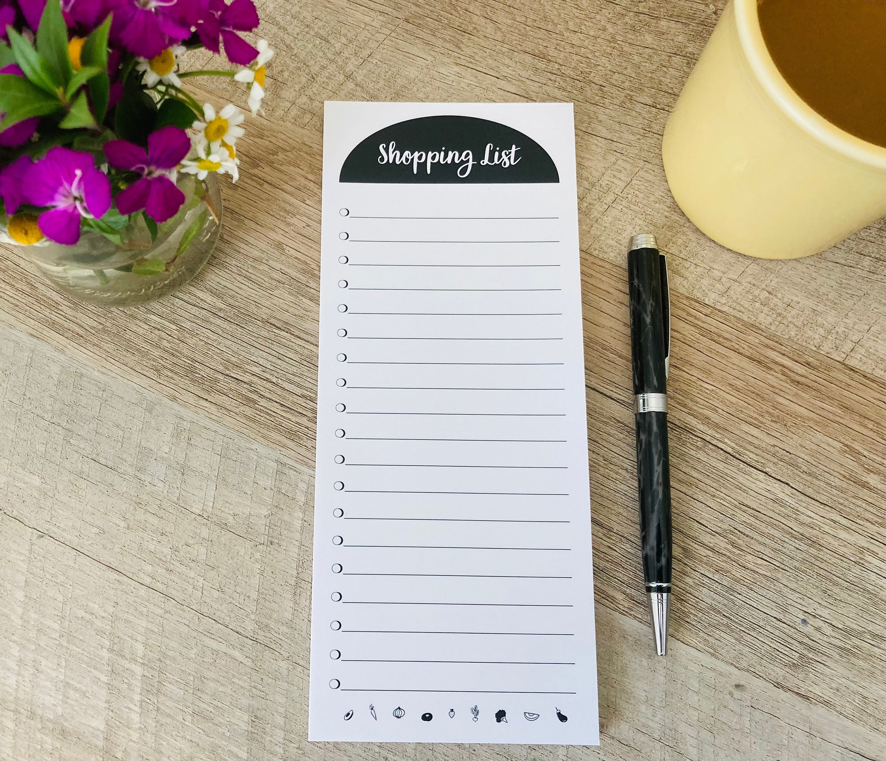 Magnetic Shopping List Shopping List Notepad Magnetic - Etsy