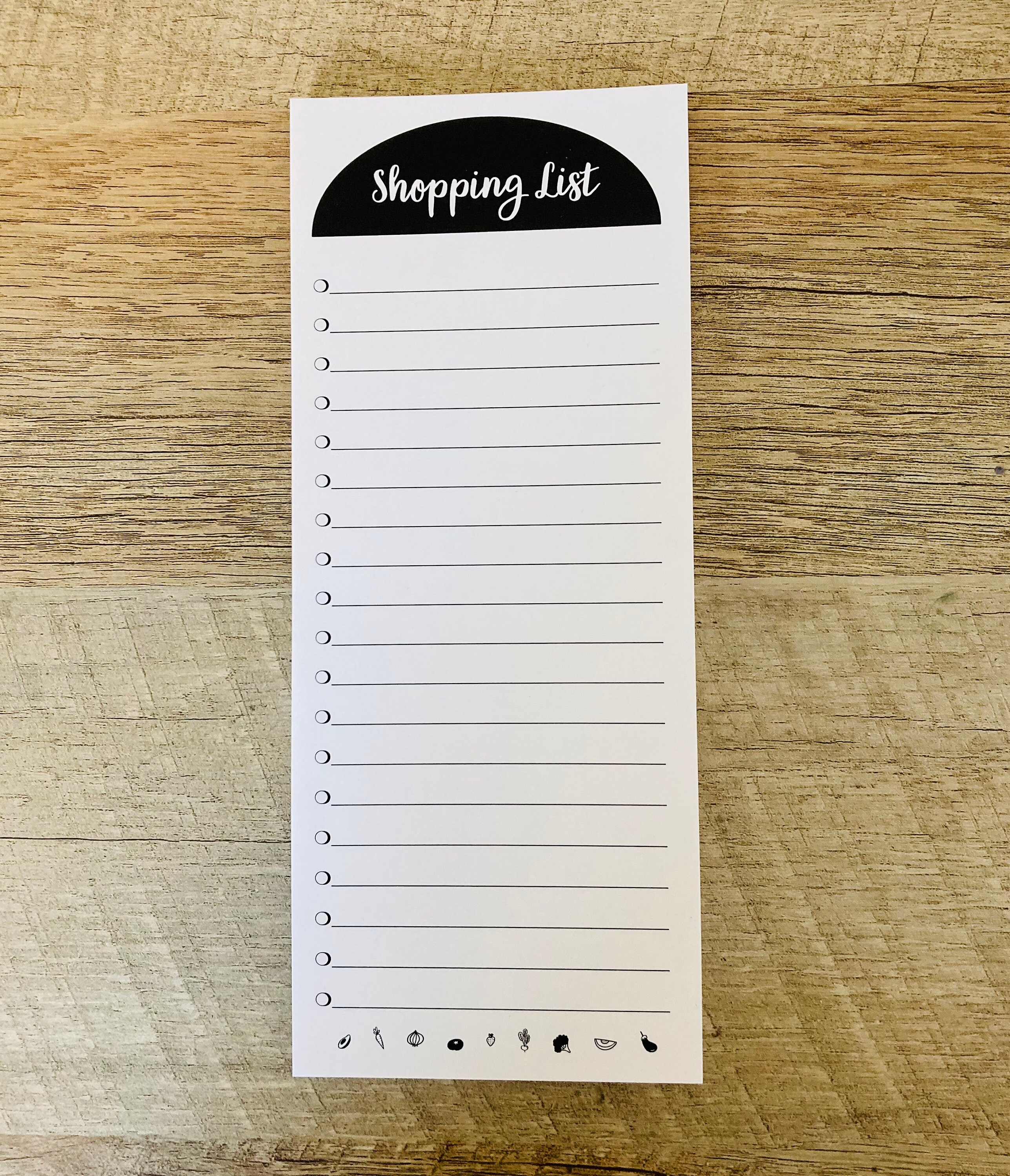 Magnetic Shopping List, Shopping List Notepad, Magnetic Grocery List ...