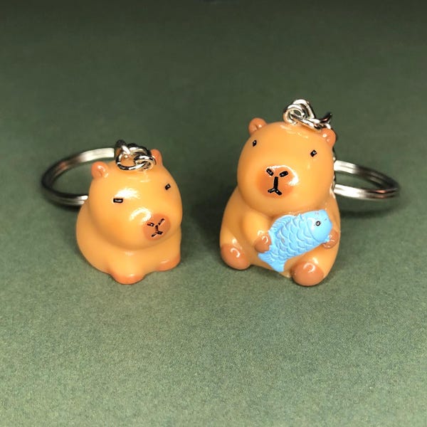 Capybara Keychain - Etsy