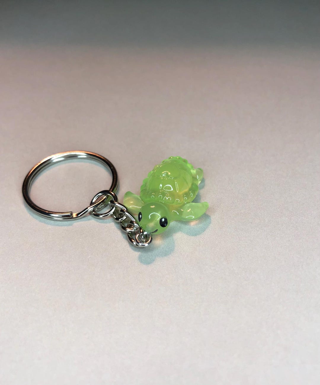 Sea Turtle Keychain Kawaii Glow in the Dark Sea Creature Reptile - Etsy