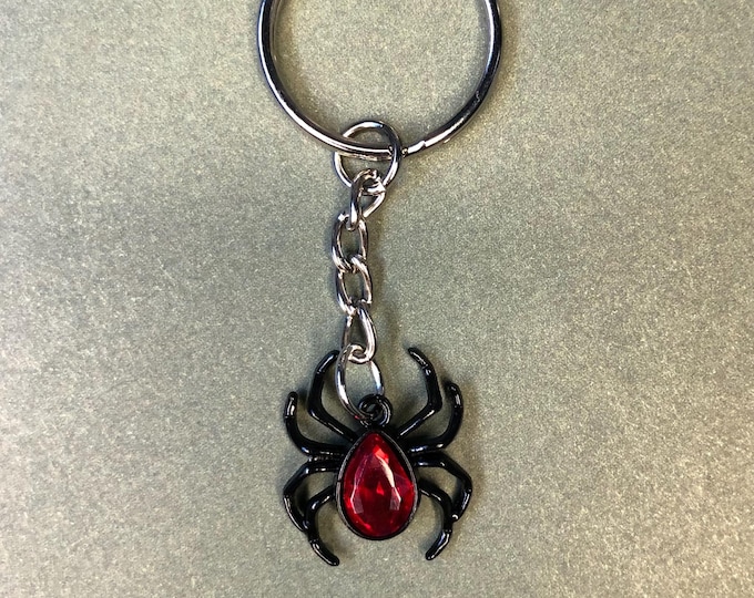 Spider Keychain - Etsy