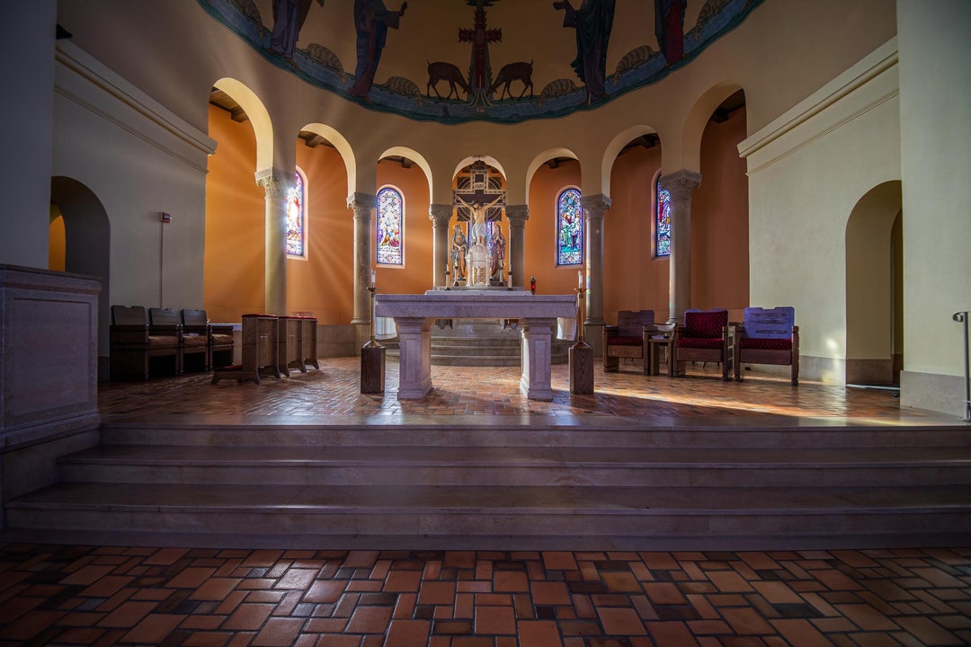 Sunbeam Shining Through the Altar of St. Joseph Church Owatonna MN - Etsy