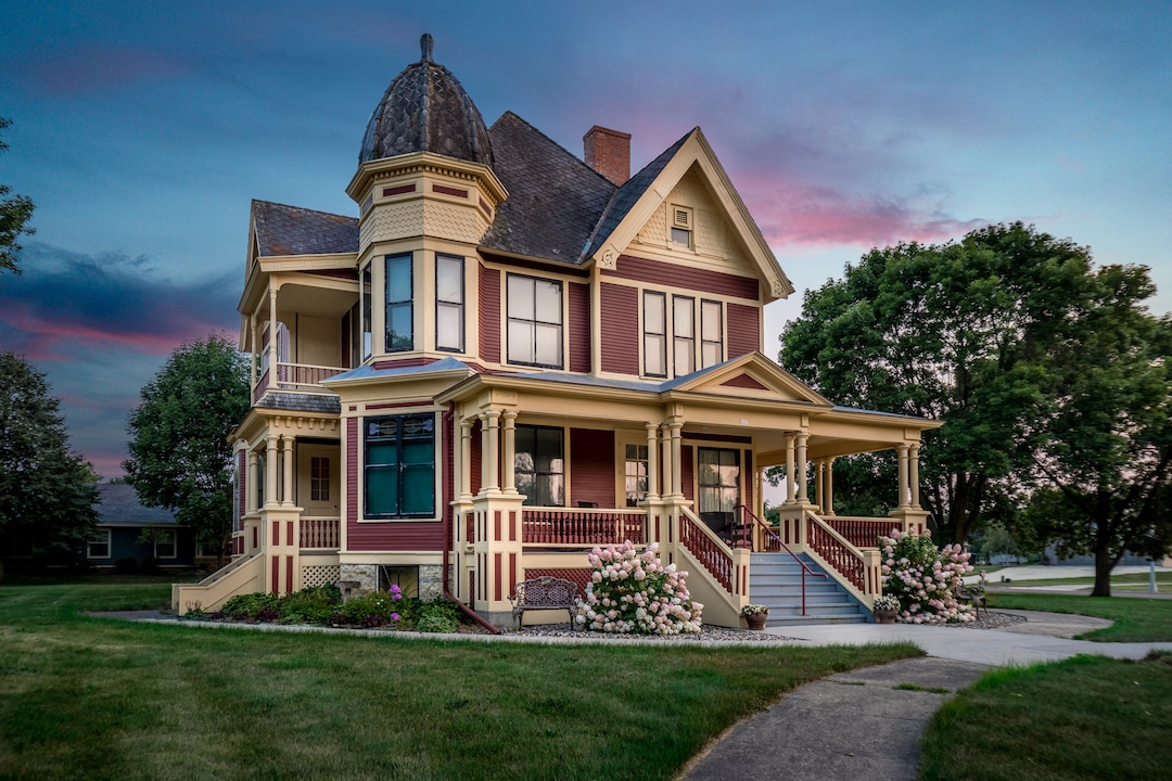 Gunderson House Kenyon Minnesota Canvas Print Wall Art Home or Office ...