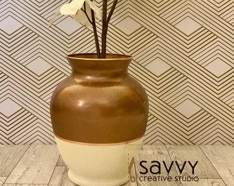Two Tone Vase - Etsy
