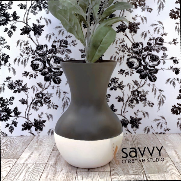 Two Tone Vase - Etsy