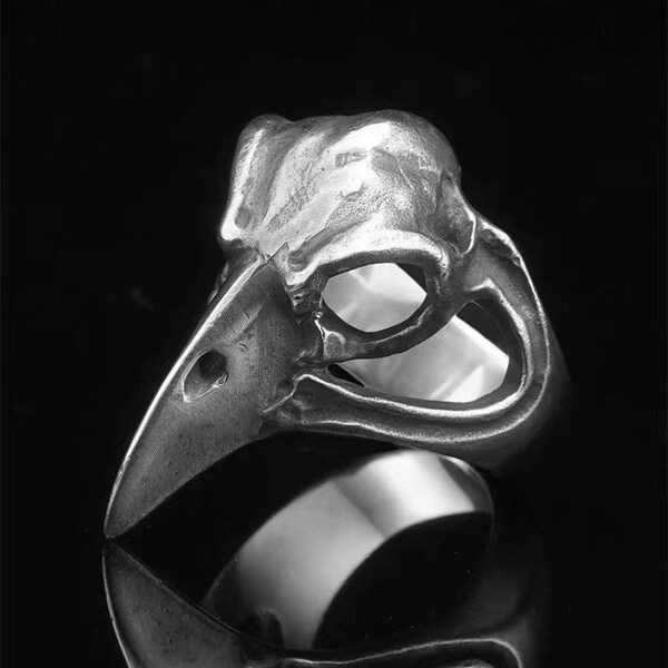 Bird Skull Ring - Etsy