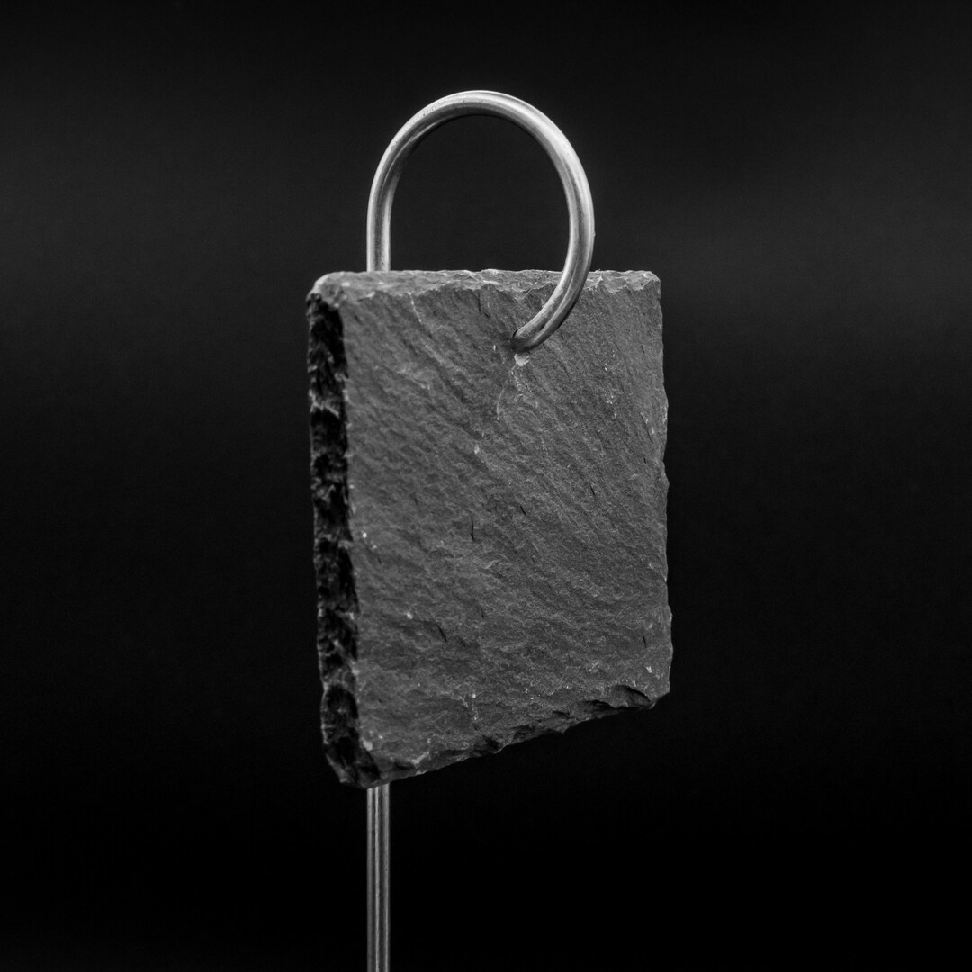 15" Tall Decorative Garden Label/plant Marker With Slate Nameplate (10 ...