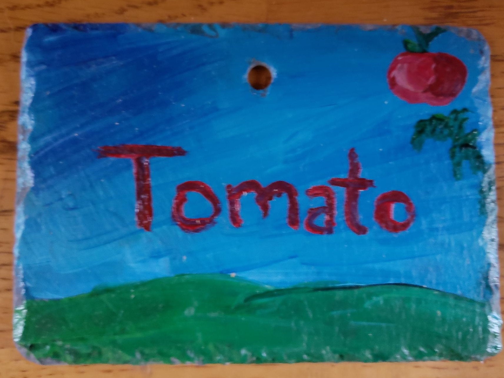 15" Tall Decorative Garden Label/plant Marker With Slate Nameplate (10 ...