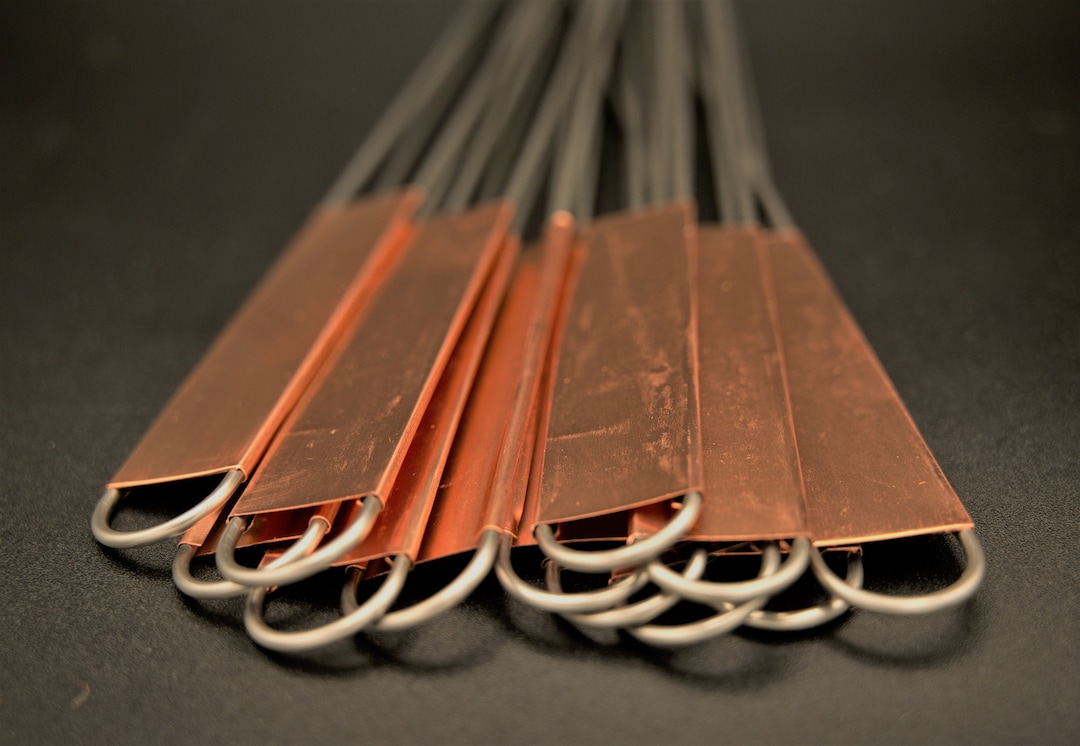 12" Tall Copper Hairpin Style Garden Labels (25 per Set) With Marking ...