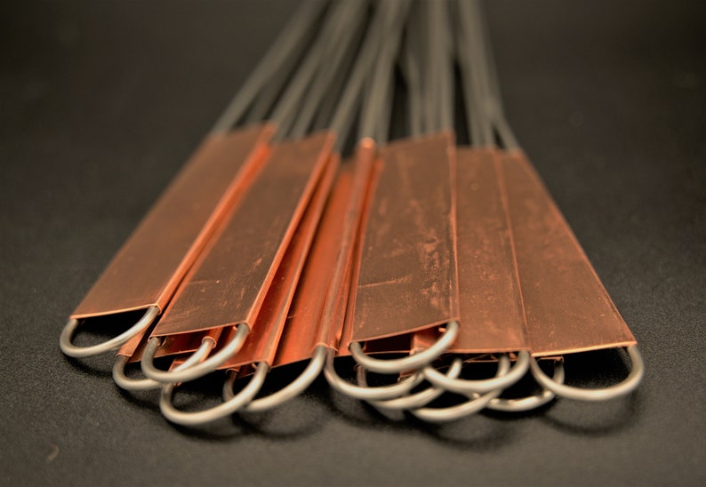 12 Tall Copper Hairpin Style Garden Labels 25 per Set - Etsy