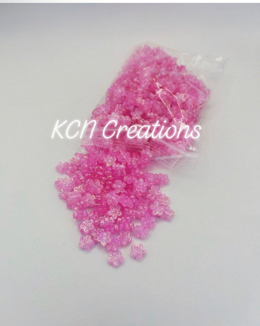 Hmong Beads. Small Flower Spacers, Semi-transparent. - Etsy