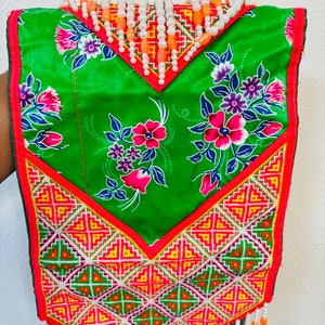 Hmong Textile, Hmong Sev, Handmade. Hilltribe. Hmong Thai, Cross Stitch ...