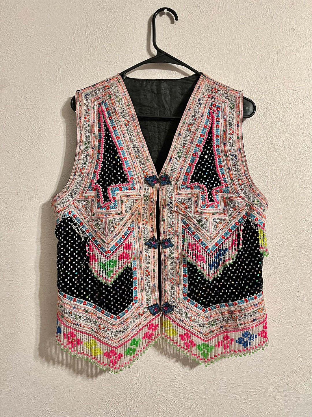 Hmong Textile, Hmong Chinese suav Embroidery Textile, Hmong Suav Men's ...