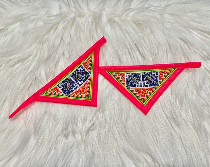 Hmong Textile, Hmong Hlab Set. His and Hers. Size 50&51 In. Machine ...