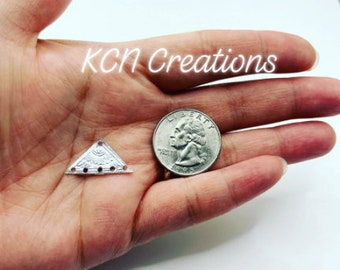 Hmong Earrings, All Money 2 Silver, Handmade. Flower Stud With Mini ...