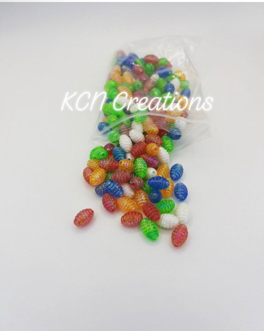 Hmong Beads. Small Larva (ka Lia) Beads, Mixed Variety of Colors, Semi ...
