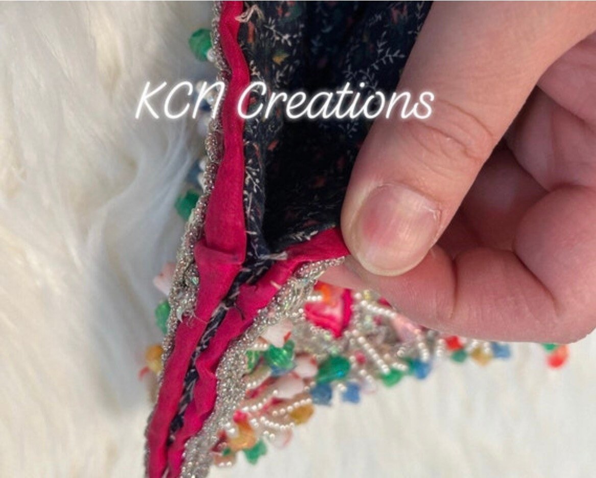 Hmong Textile Hmong Vintage Princess Hat. Paj Ntaub Tawm - Etsy