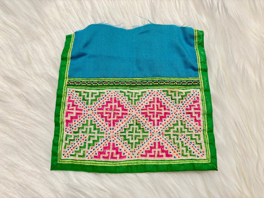 Hmong Textile, Hmong Paj Ntaub Textile, Handmade. Hilltribe. Vintage ...