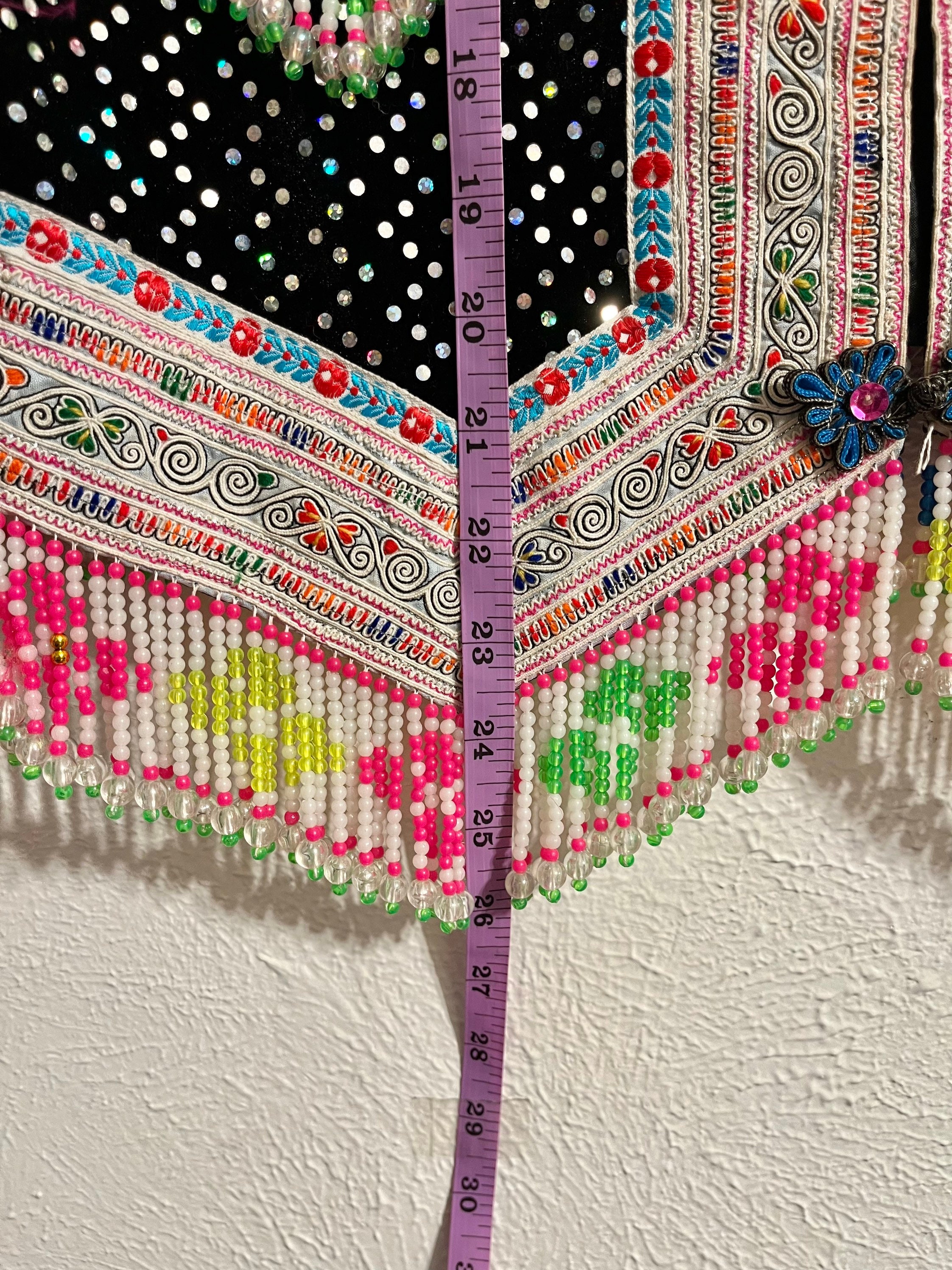 Hmong Textile, Hmong Chinese suav Embroidery Textile, Hmong Suav Men's ...